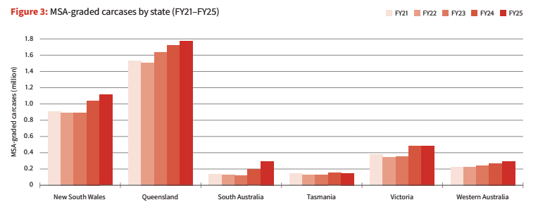 Record 4.13 million cattle graded as MSA eating quality reaches all ...